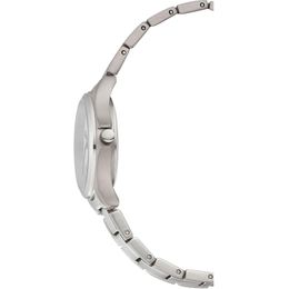 Tempic Damen Titanuhr, silber, Armbanduhren, Quarzuhr, Armbanduhr, Damenuhr, analog, Titanarmband
