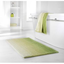 Badematte Dyckhoff, H:14mm, gr&uuml;n, Bio-Baumwolle, Badematten, "Colori 09285"