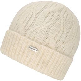 Chillouts Damen Beanie "Akina Hat", beige, Zopfmuster, unifarben, Materialmix, M&uuml;tzen, mit Zopfmuster, formbest&auml;ndig, nat&uuml;rliche W&auml;rmeisolierung