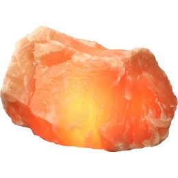 Dekolicht "Rock", 1 Stk., orange, Himalaya Salt Dreams, Leuchten, Handgefertigt aus Salzkristall - jeder Stein ein Unikat, ca.25-30 kg
