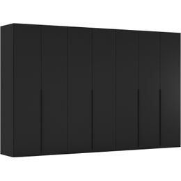 Kleiderschrank, B:351cm H:223cm T:61cm, schwarz, LeGer Home by Lena Gercke, Holzwerkstoff, Kinderzimmer, Schränke, "Schrank Garderobe Ankleide