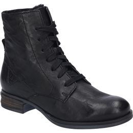 Josef Seibel Damen Stiefelette "Sanja 01, schwarz", Gr. 42schwarz, Obermaterial: 100% Rindsleder Leather cow., Schuhe