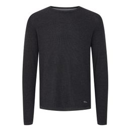 Blend Herren Strickfleece-Pullover "Strickpullover BHPullover", grau, Gr. S, Obermaterial: 100% Baumwolle CO., Pullover