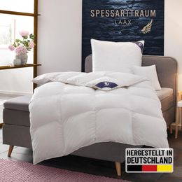 Daunenbettdecke Spessarttraum, B:200cm L:200cm, wei&szlig;, Bezug: 100% Baumwolle. F&uuml;llung: 100% Daunen, Bettdecken, "Laax Bettdecke 135x200, 155x220 cm