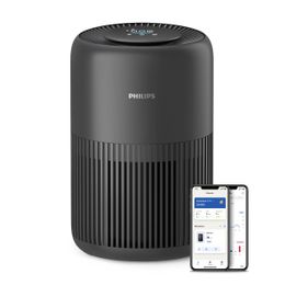 Philips Luftreiniger "AC0951/13 PureProtect Mini 900 Series, Luftreinigungsrate 250 m³/h", B:24cm H:23,8cm T:36,4cm, grau, Schlafzimmer,