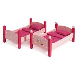 Bayer Chic 2000 CHIC2000 Kinder Puppenbett "Papilio Pink", bunt, MDF, B:50cm H:44cm T:50cm, Puppenm&ouml;bel