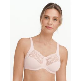 Felina Damen Bügel-BH "Moments", Gr. 115, rosa, Spitze, Obermaterial: 79% Polyamid, 15% Polyester, 6% Elasthan, gemustert, unifarben, BHs,