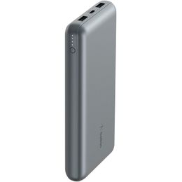 Belkin Powerbank "BOOST CHARGE 10K 15W, USB-A & -C 20.000mAh", 3,7 V 20mAh, grau, Akkumulatoren