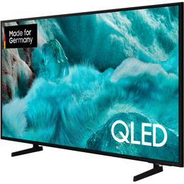 Samsung QLED-Fernseher "GQ50Q7FAAU QLED-Fernseher", 50, schwarz, Fernseher, Quantum HDR, Knox Security, Art Store, 3D Sound, Gaming Hub, AI TV
