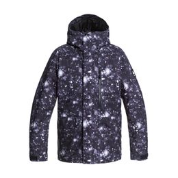 Quiksilver Herren Snowboardjacke "Mission Printed", schwarz, Gr. S, 100% Polyester, Jacken