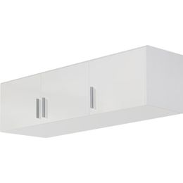 Schrankaufsatz Rauch, B:136cm H:39cm T:54cm, wei&szlig;, Holzwerkstoff, Schlafzimmer, M&ouml;belaufs&auml;tze, "Celle"