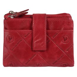 Bruno Banani Damen Geldb&ouml;rse, rot, Leder, leicht gl&auml;nzend, unifarben, Kleinlederwaren, echt Leder