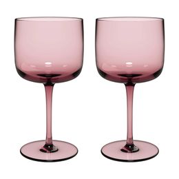 Weinglas "Weingl&auml;ser Like Glass 270 ml 2er Set", 2 tlg., lila, LIKE. BY VILLEROY & BOCH, Trinkgef&auml;&szlig;e