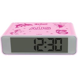Scout Kinder Quarzwecker "Digi Clock, 280001025", rosa, Wecker, Kinderwecker, Digitalwecker, Geschenkidee, Kinderzimmer, Jugendliche