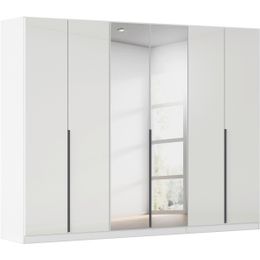 Drehtürenschrank Rauch, B:271cm H:210cm T:54cm, weiß, Holzwerkstoff, Schränke, "Kleiderschrank Kleiderschränke Schrank Garderobe AGORDO mit