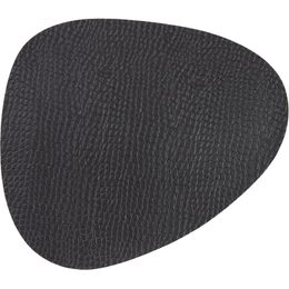 Platzset stuco, B:37cm L:44cm, schwarz, Obermaterial: 82% PVC, 18% Polyester, Platzsets, "Iguana &ndash; Stone-Shape"