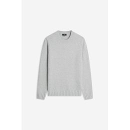 Cinque Herren Strickpullover "CIZAC", grau, Casual, Gr. M, unifarben, Strick, Obermaterial: 80% Baumwolle, 16% Polyamid, 4% Elasthan, Pullover,