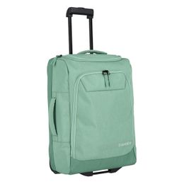 Travelite Damen Weichgepäck-Trolley "KICK OFF, verschiedene Größen und Farben", grün, Polyester, unifarben, Koffer, Reisetasche Reisegepäck