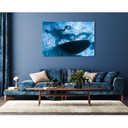 Acrylglasbild queence, B:120cm H:80cm, gelb, Acrylglas, Bilder, "Erin", Fine Art-Print in Galeriequalit&auml;t