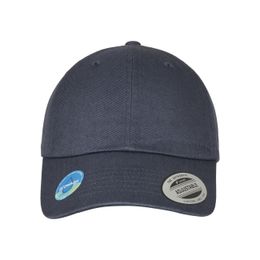 Flexfit Damen Flex Cap "Flexfit Unisex Ecowash Dad Cap"schwarznavy, unifarben, 100% Baumwolle, Caps
