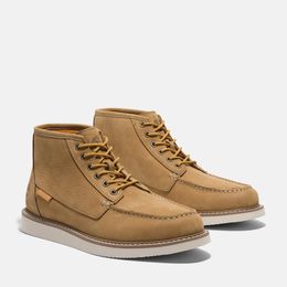 Timberland Herren Schnürboots "NEWMARKET MID LACE UP CHUKKA BOOT", Gr. 40, braun, Leder, Schuhe, Winterstiefel, Schnürstiefel, Winterschuhe