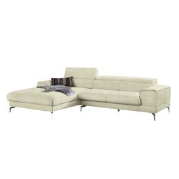 Ecksofa W.Schillig, B:303cm H:70cm T:193cm, beige, Stoff S37 (100% Polyester): Luxus-Microfaser in Lederoptik, Wohnzimmer, Sofas, "piedroo,