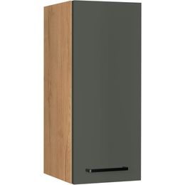 H&auml;ngeschrank Nobilia, B:30cm H:72cm T:37,2cm, gr&uuml;n, K&uuml;che, Schr&auml;nke, ""Easytouch", Ausrichtung w&auml;hlbar, vormontiert", in drei Breiten: 30, 45 und 60