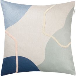 Kissenh&uuml;lle Esprit, B:45cm L:45cm, bunt, Polyester, Obermaterial: 100% Polyester, Kissenbez&uuml;ge, mit Boucl&eacute;-Applikation