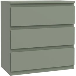 Kommode FORTE, B:77,2cm H:79,8cm T:42,2cm, gr&uuml;n, Schlafzimmer, Sideboards, "EDMORE", Kommode, Breite ca. 78 cm