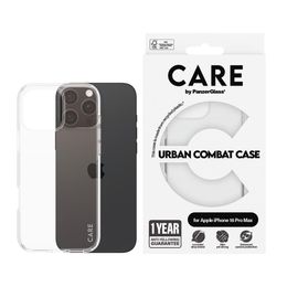 Handyh&uuml;lle "Urban Combat Case f&uuml;r Apple iPhone 16 Pro Max", B:11cm H:1,9cm T:19,6cm, transparent, CARE BY PANZERGLASS, H&uuml;llen, Backcover,