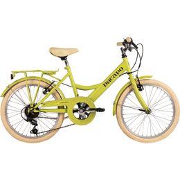 Dacapo Kinderfahrrad "Kinderfahrrad 20'' Toscana grün 6 Gänge RH 36 cm", 36cm, 20 Zoll (50,80cm) hinten: 20 Zoll (50,80cm), grün, Fahrräder