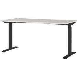 Schreibtisch Germania, B:160cm H:120cm T:80cm, schwarz, B&uuml;ro, Tische, "GW-Agenda elektrisch h&ouml;henverstellbar (72-120 cm)", mit Memory-Funktion &