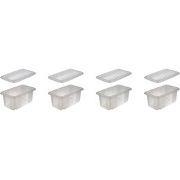 keeeper Organizer "emil", B:20,5cm H:15cm T:35cm, transparent, B&uuml;ro, Aufbewahrungsboxen, Aufbewahrungsbox, 7 L, mit Deckel, hochwertiger Kunststoff