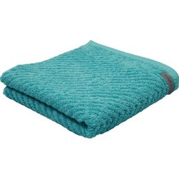 Duschtuch Ross, B:70cm L:140cm, blau, Frottier, Obermaterial: 100% Baumwolle, Handt&uuml;cher, "Smart", Uni-Rippe mit Velourslabel