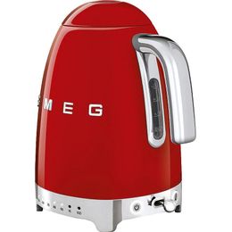 Smeg Wasserkocher "KLF04RDEU", B:22,3cm H:28cm T:17,1cm, rot, Wasserkocher