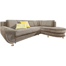 Ecksofa Trendmanufaktur, B:265cm H:85cm T:190cm, beige, Softlux-Kunstleder;Primabelle-Microfaser;NaturLeder (handschuhweiches Rindsleder in Sitz und