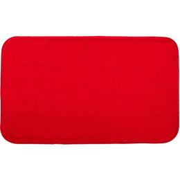 G&ouml;zze Badematte G&Ouml;ZZE, H:18mm, rot, Polyester, Badematten, "Rio Premium", Badteppich, Uni Farben, waschbar, rechteckig & rund erh&auml;ltlich