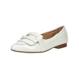 REGARDE LE CIEL Damen Ballerina "Regarde Le Ciel Ballerinas Leder", Gr. 37, weiß, Leder, Schuhe