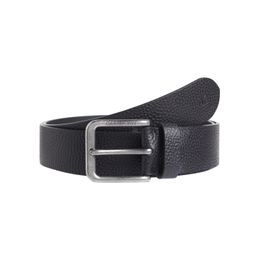 Herren Ledergürtel "CLASSIC RO LTHR BELT 40MM", schwarz, Gr. 125, Calvin Klein Jeans, unifarben, Rindsleder, Gürtel, mit Logoprägung