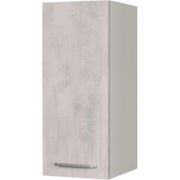 H&auml;ngeschrank Nobilia, B:30cm H:72cm T:37,2cm, grau, K&uuml;che, Schr&auml;nke, ""Riva", Ausrichtung w&auml;hlbar, vormontiert", in drei Breiten: 30, 45 und 60 cm,