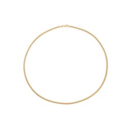 Firetti Damen Goldkette "Schmuck Geschenk, in Zopfkettengliederung, 2,8 mm, zeitlos gl&auml;nzend", Gelbgold 375, L: 45 B: 2,6mm, gold, Gelbgold 375,