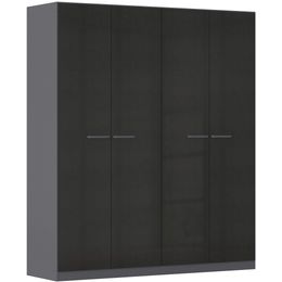 Dreht&uuml;renschrank Rauch, B:181cm H:210cm T:54cm, grau, Holzwerkstoff, Schr&auml;nke, "Kleiderschrank Schrank Garderobe TOPSELLER OTELI inkl.