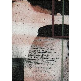 Bild Komar, B:30cm H:40cm, bunt, Holz, Papier, Wohnzimmer, Bilder, "Brownish Adagio", Wandbild zur Dekoration - ohne Rahmen