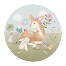 Wandtattoo Little Dutch, H:100cm, bunt, Kinderzimmer, Wandtattoos, "Wandsticker XL Fairy Garden (100x100cm)"