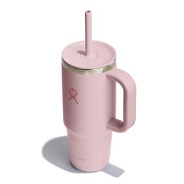 Hydro Flask Thermobecher "All Around Travel Tumbler in den Gr&ouml;&szlig;en 24 oz/ 32 oz / 40 oz", &Oslash; 12,95 x 28,96cm, 709ml, 1 tlg., rosa, Trinkgef&auml;&szlig;e, Thermo
