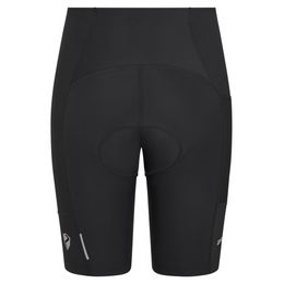 Ziener Damen Radhose "NIBA X-Wool", schwarz, Gr. 46, Obermaterial:80% Nylon (recycelt), 20% Elasthan (recycelt), Hosen