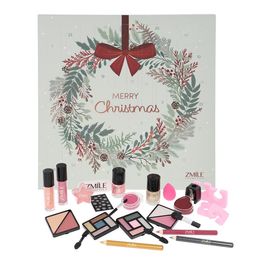 ZMILE COSMETICS Damen Kosmetik-Adventskalender "ZMILE COSMETICS Adventskalender Square Jingle and Glow vegane Kosmetik"bunt, B:28cm H:28cm T:2,8cm,