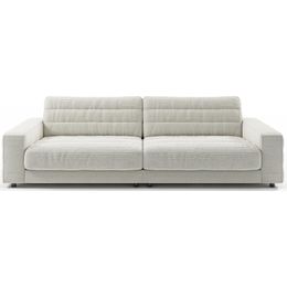 Big-Sofa 3C CANDY, B:296cm H:83cm T:125cm, silber, 100% Polyester, Sofas, "Stripes Megasofa, tolle Verarbeitungsdetails, bequem, Breite 296cm", Lose