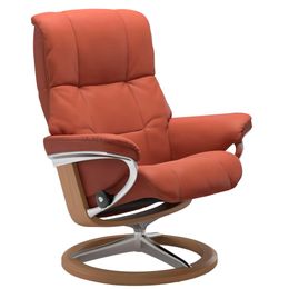 Relaxsessel stressless, B:92cm H:103cm T:79cm, rot, Leder BATICK: BATICK ist ein leicht korrigiertes, durchgef&auml;rbtes und genarbtes M&ouml;belleder, bei
