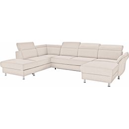 Sit & More Wohnlandschaft SIT & MORE, B:331cm H:97cm T:228cm, beige, Flachgewebe (90% Polyester, 10% Polyamid);Luxus-Microfaser (100% Polyester);Struktur (100%
